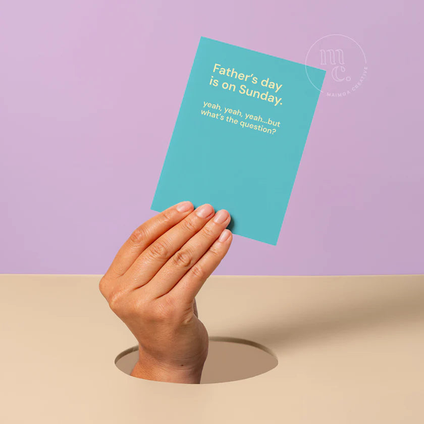 Card - Fathers Day Is On Sunday | Paddington Store