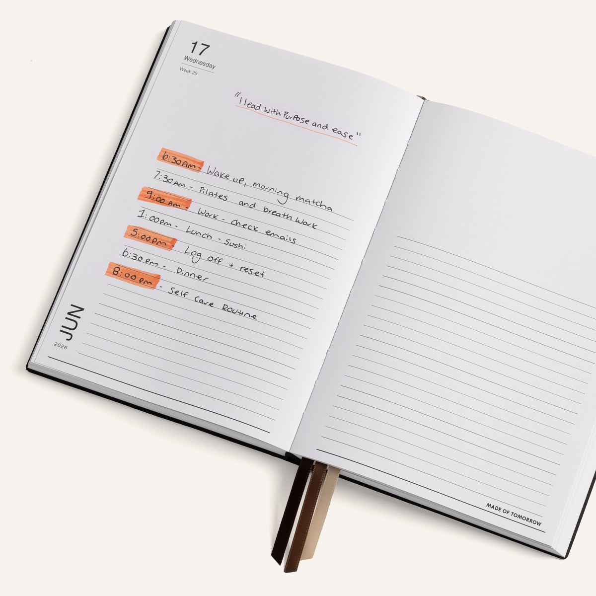 2026 A5 Daily Diary - Graphic - Ember | Paddington Store