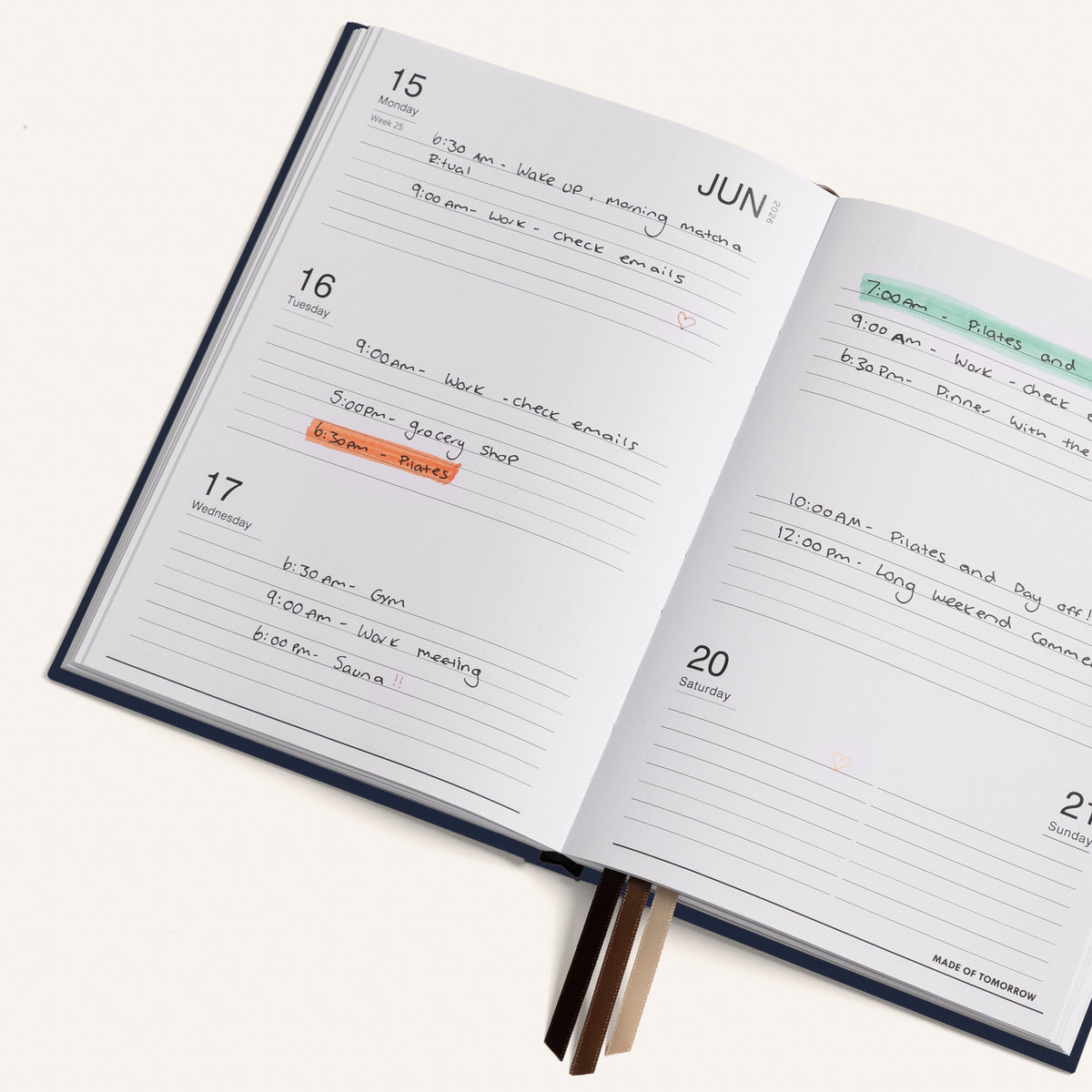 2026 A5 Weekly Diary - Classic - Blueberry | Paddington Store