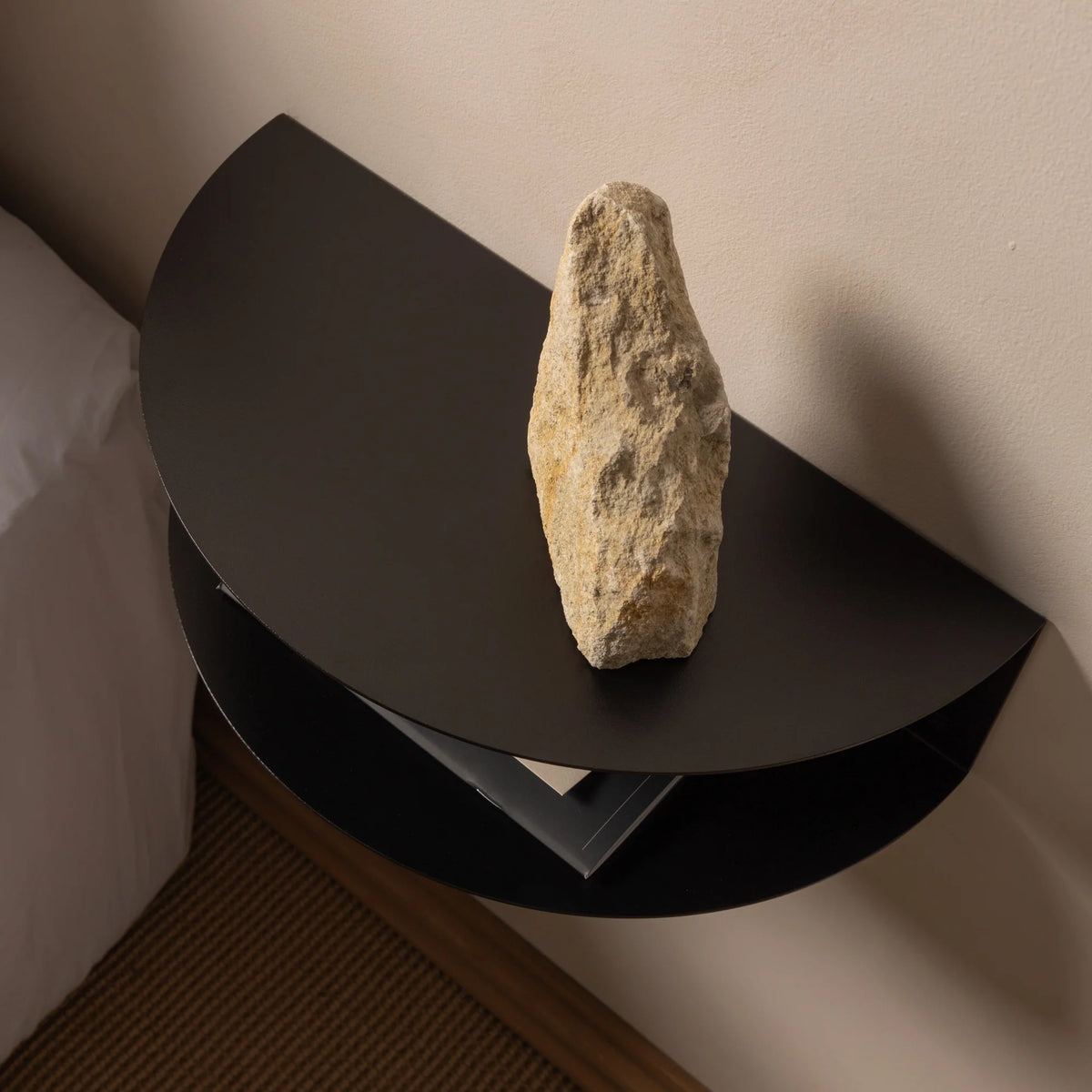 Fold Bedside Table - Black | Paddington Store