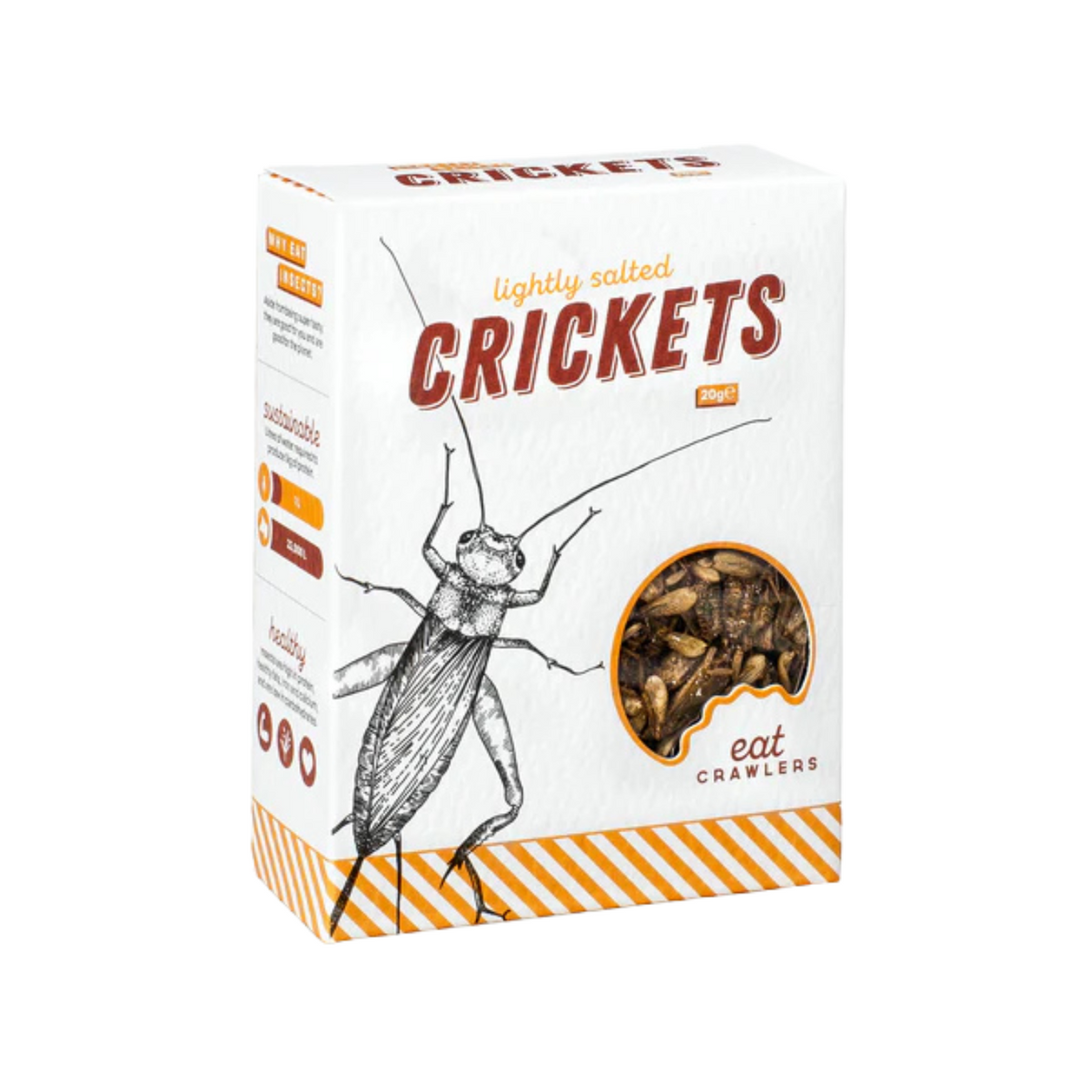 Lightly Salted Big Crickets - 20g | Paddington Store