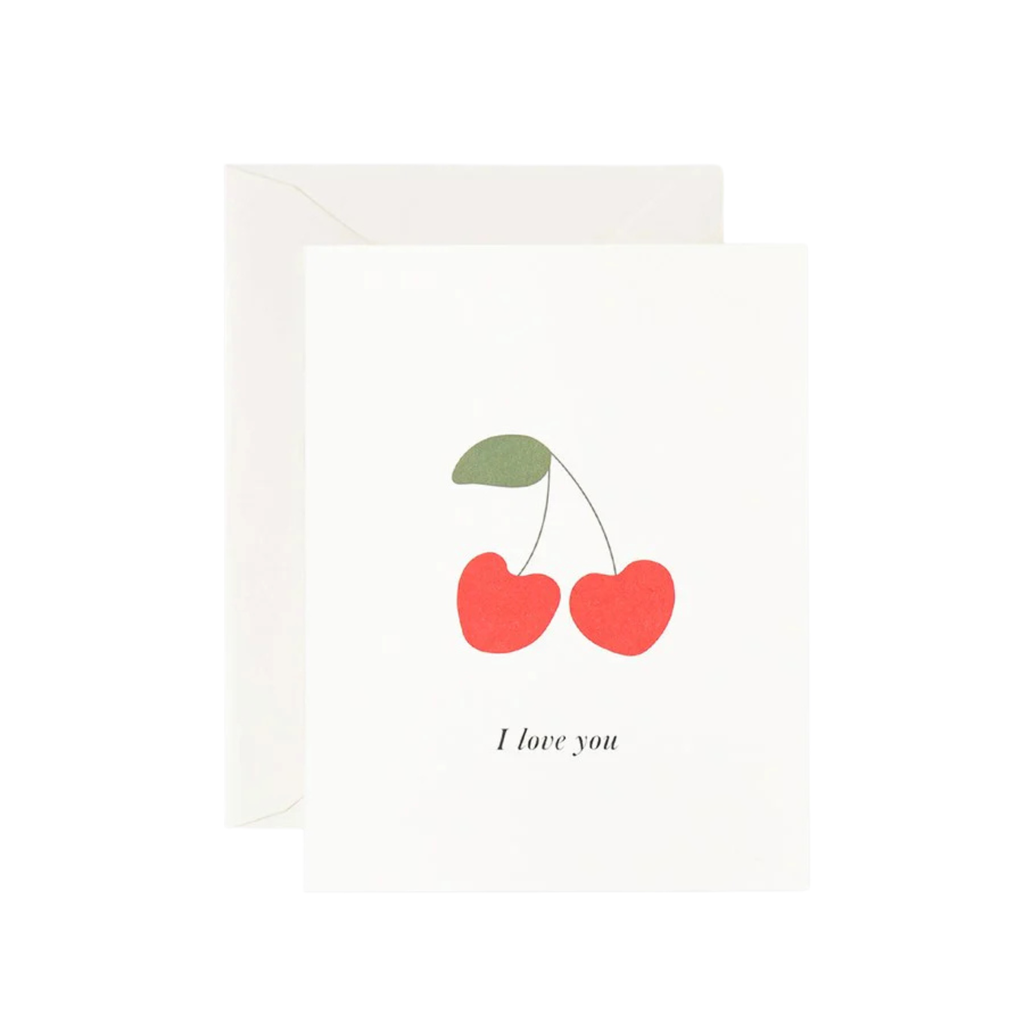 Card - I Love You Cherries | Paddington Store
