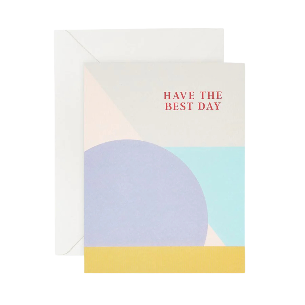 Card - Have the Best Day - Mauve Circle | Paddington Store