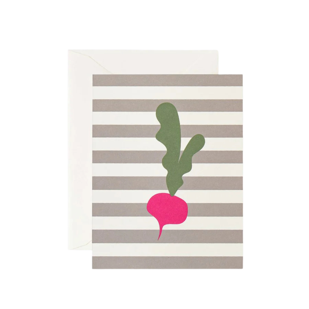Card - Radish Stripe | Paddington Store