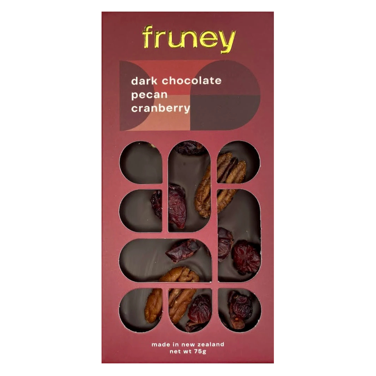 Dark Chocolate & Pecan & Cranberry Bar | Paddington Store