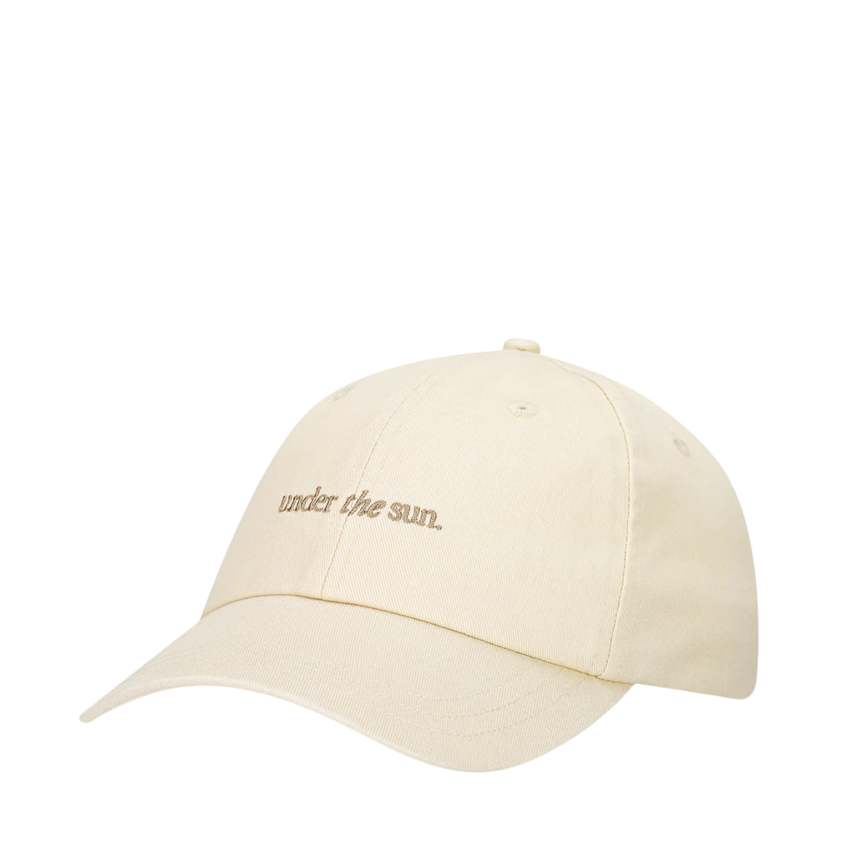 Under The Sun Logo Hat - Cream | Paddington Store