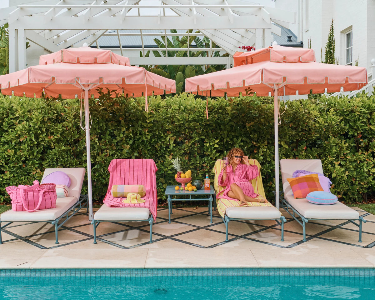 Iced Vovo Stripe Terry Mini Bath Robe | Paddington Store