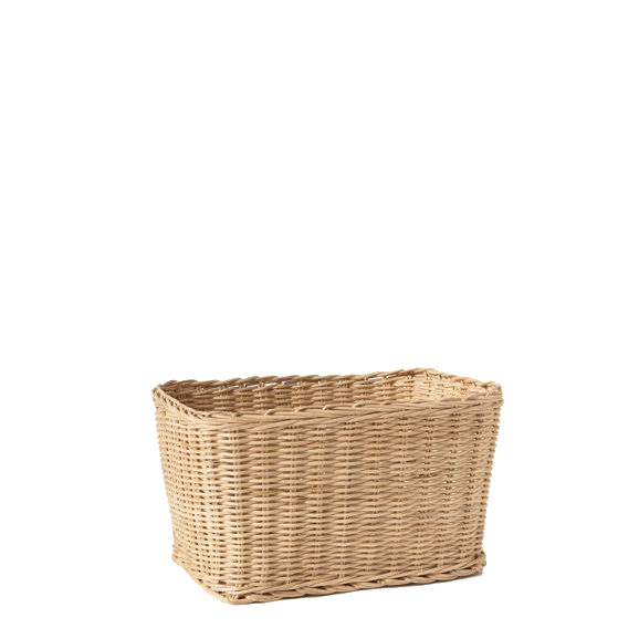 Rectangle Rattan Basket Natural - Small | Paddington Store