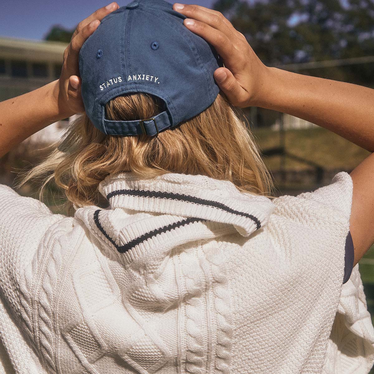Under The Sun Logo Hat - French Blue | Paddington Store