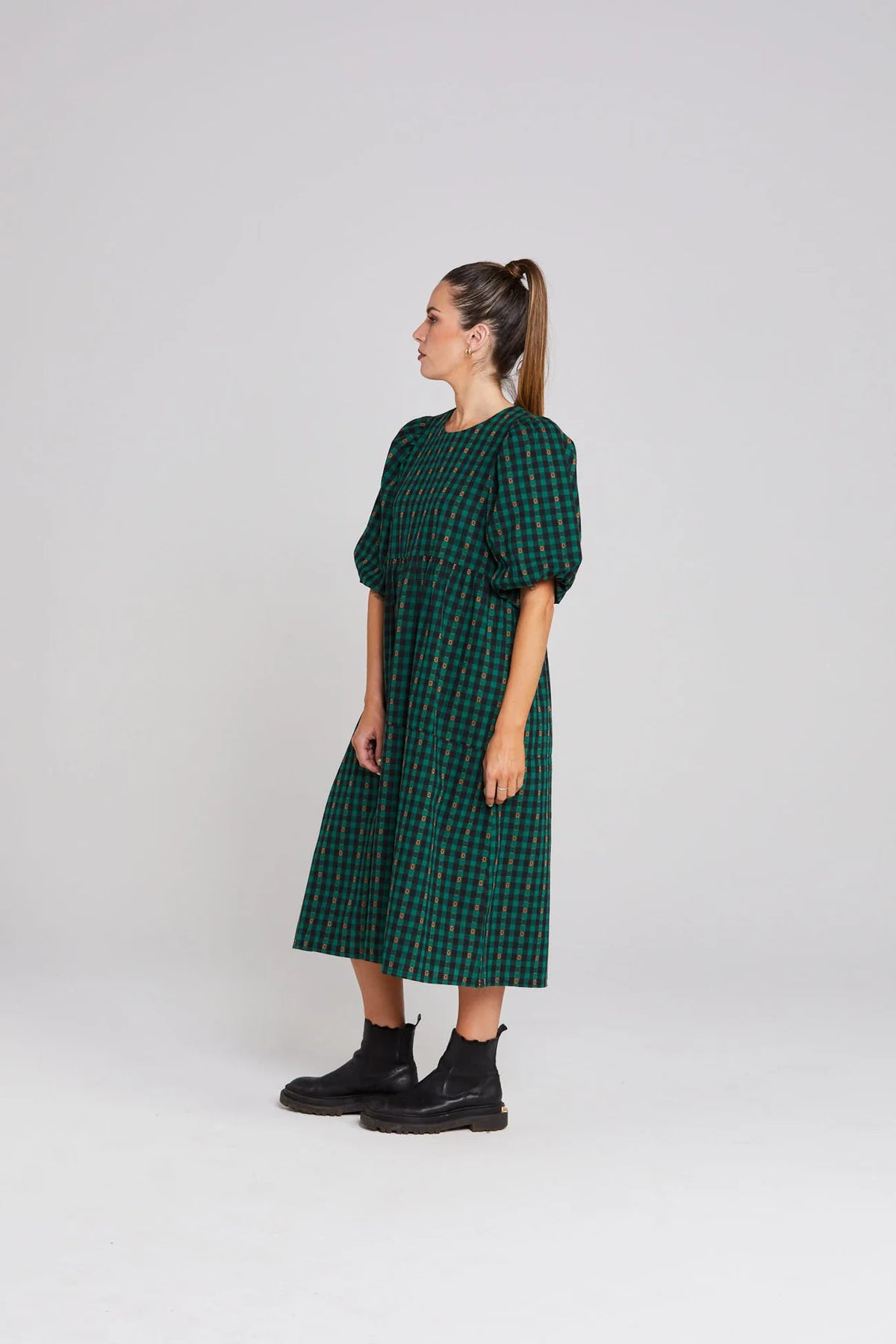 Lea Dress - Petal Plaid | Paddington Store